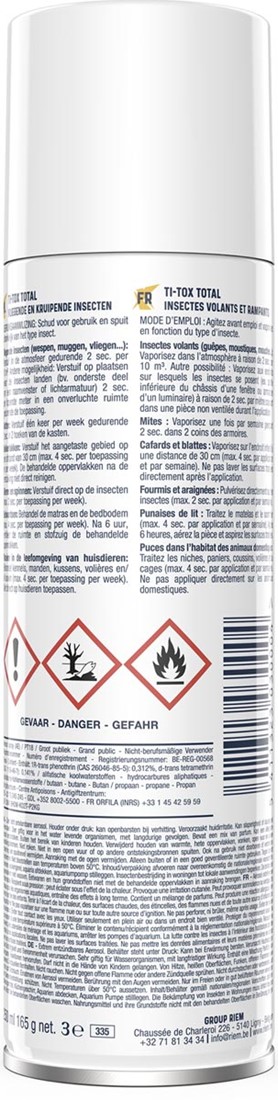 Riem Ti-Tox Total insecticide, spray van 250 ml Meyer