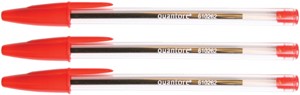 Balpen Quantore stick rood 1 Stuk Meyer